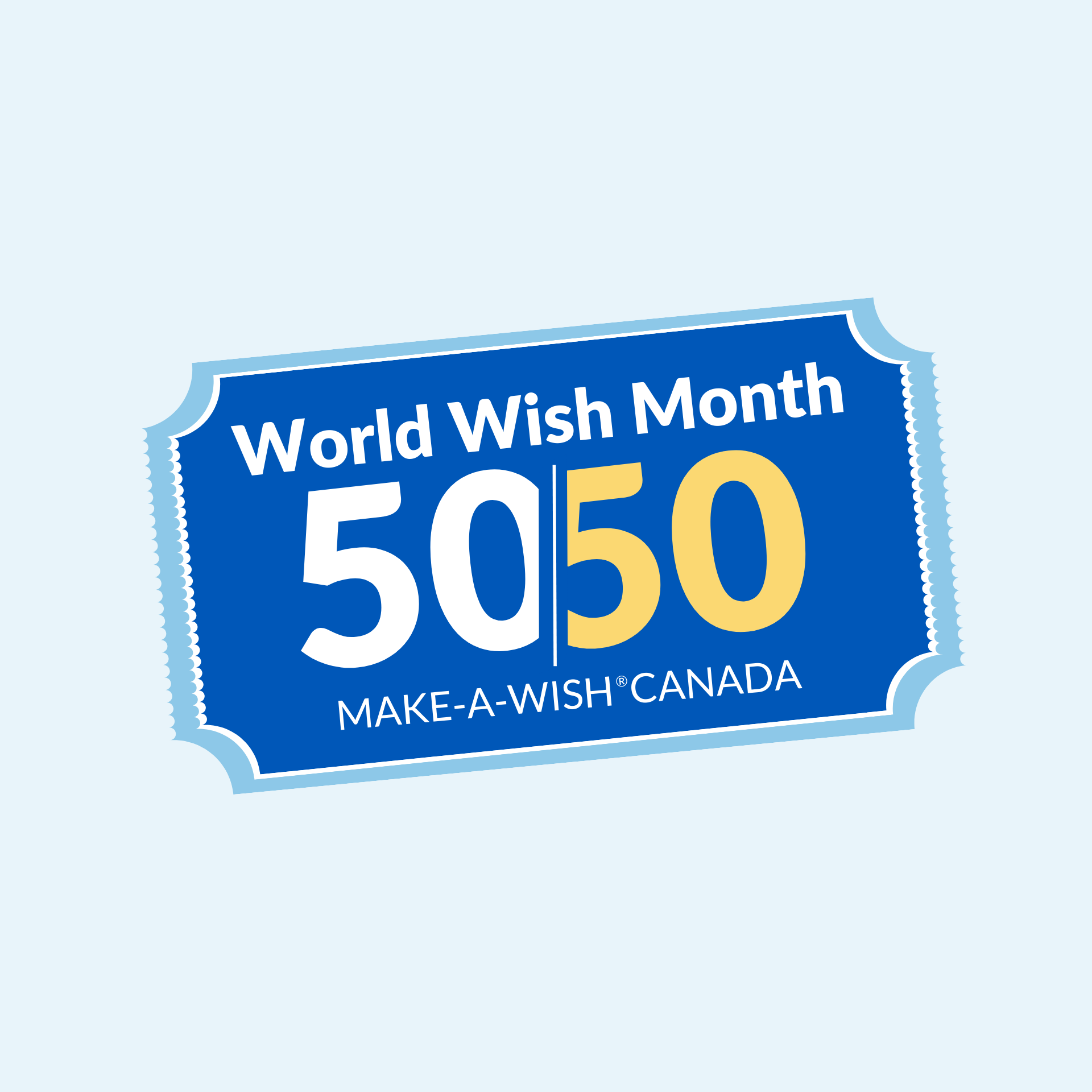 World Wish Month 50/50 Lottery! - Make-A-Wish Canada